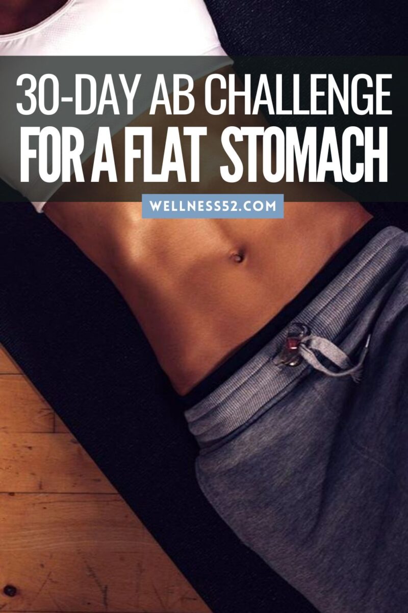 30-Day Ab Challenge for a Flat Stomach