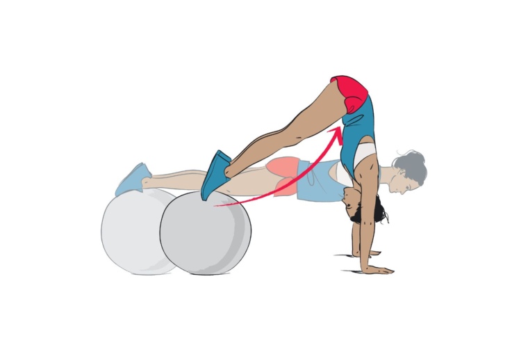 Six-Move Exercise Ball Workout to Strengthen Your Deep Core Muscles